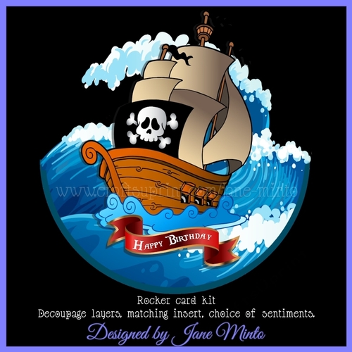 PIRATE ROCKER CARD - CUP1092517_57683 | Craftsuprint