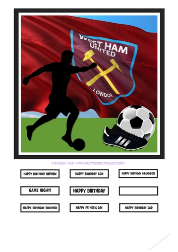 WESTHAM QUICK CARD - CUP1098894_57683 | Craftsuprint