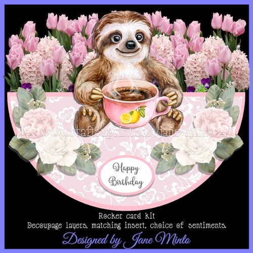 SLOTH ROCKER CARD - CUP1102822_57683 | Craftsuprint