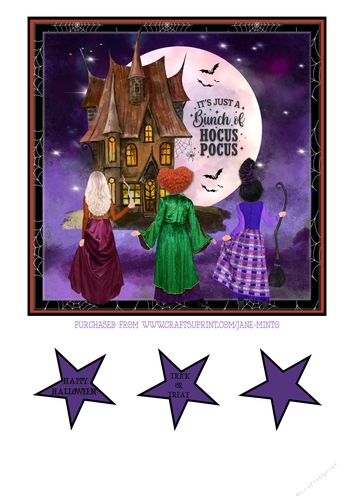 HOCUS POCUS quick card - CUP1119311_57683 | Craftsuprint