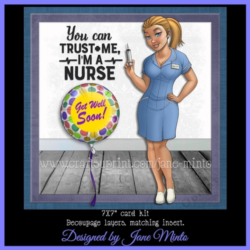 GET WELL SOON - Im a nurse - CUP1119464_57683 | Craftsuprint
