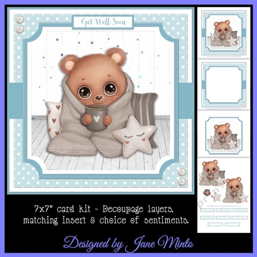 GET WELL BEAR - CUP1171257_57683 | Craftsuprint