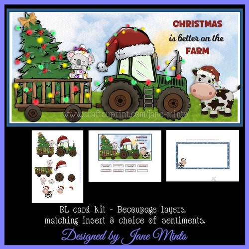 CHRISTMAS ON THE AUSSIE FARM - CUP1181851_57683 | Craftsuprint
