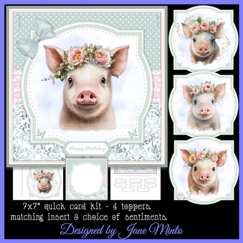 PRETTY PIGS - CUP1198795_57683 | Craftsuprint