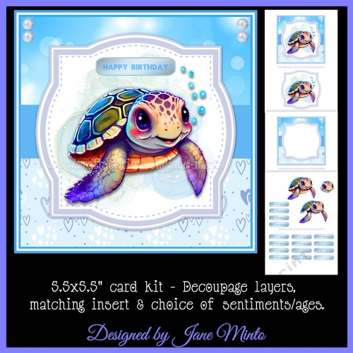 BIRTHDAY TURTLE 5.5 - CUP1207895_57683 | Craftsuprint