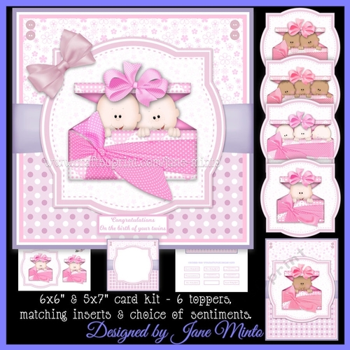 NEW BABY GIRL toppers - CUP1212849_57683 | Craftsuprint