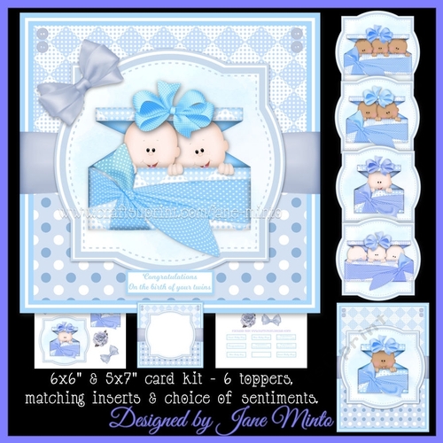 NEW BABY BOY toppers - CUP1212850_57683 | Craftsuprint