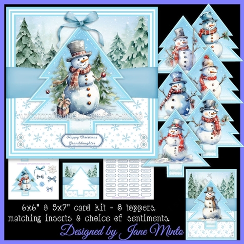 SNOWMEN TREES - CUP1219374_57683 | Craftsuprint