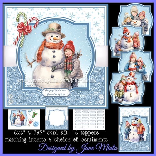 SNOWMEN FRIENDS - CUP1223657_57683 | Craftsuprint