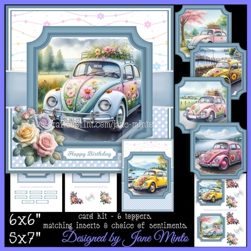 FLOWER POWER CARS - CUP1287611_57683 | Craftsuprint