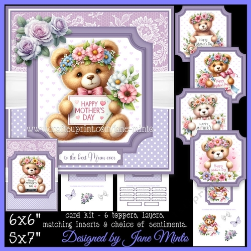 MOTHERS DAY BEARS - CUP1288412_57683 | Craftsuprint