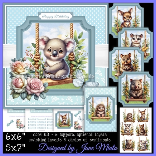 AUSSIE ANIMAL SWING - CUP1300350_57683 | Craftsuprint