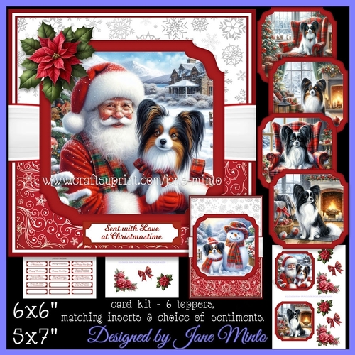 CHRISTMAS PAPILLONS - CUP1306152_57683 | Craftsuprint