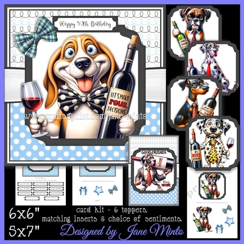WINE DOGS 2 - CUP1310433_57683 | Craftsuprint