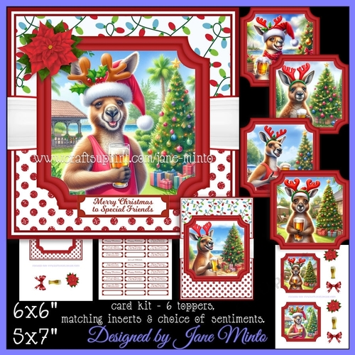CHRISTMAS KANGAROO - CUP1343114_57683 | Craftsuprint