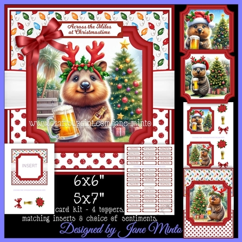 CHRISTMAS QUOKKA - CUP1343569_57683 | Craftsuprint