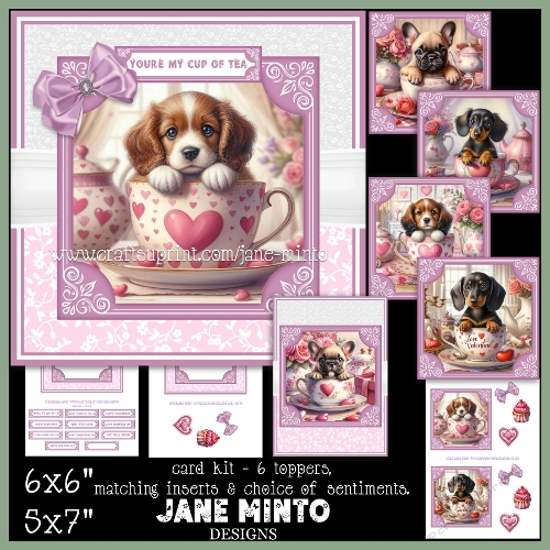 YOURE MY CUP OF TEA - PUPS - mothers day, birthday, anniversary ...