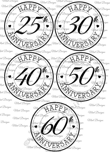 Anniversary digi stamps - CUP769644_57683 | Craftsuprint