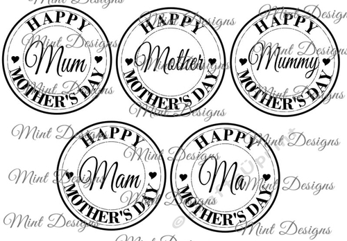 5 MOTHERS DAY digi stamps - CUP770287_57683 | Craftsuprint