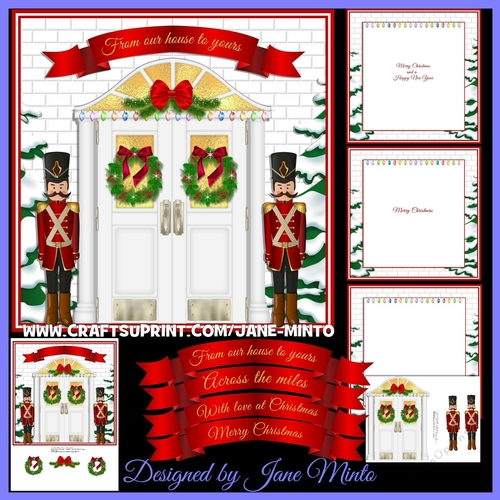 NUTCRACKER CHRISTMAS DOOR MINI KIT - CUP797340_57683 | Craftsuprint