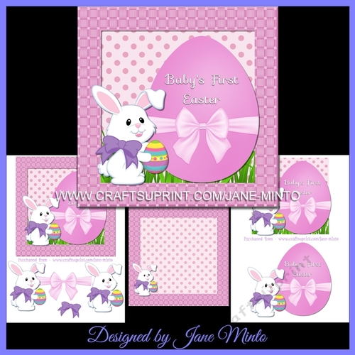 BABYS FIRST EASTER MINI KIT PINK - CUP862172_57683 | Craftsuprint