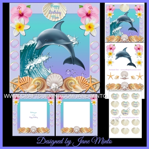 TROPICAL DOLPHIN MINI KIT - CUP867841_57683 | Craftsuprint
