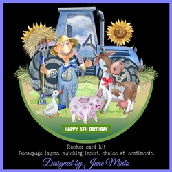 OLD MACDONALD rocker card - Photo by Pam Stubley