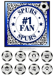 SPURS NUMBER ONE FAN - Photo by Barbara Hurst