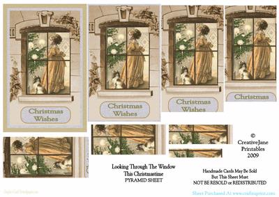 Looking Through the Window This Christmastime - Pyramid Sheet ...