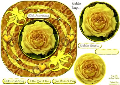 Golden Days - Fancy Quick Topper - CUP493750_108 | Craftsuprint