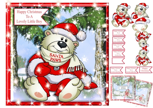 Santa Paws - CUP822807_6192 | Craftsuprint