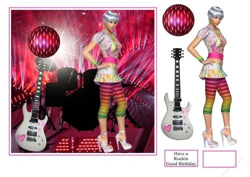 Rocking Girl - CUP881294_6192 | Craftsuprint