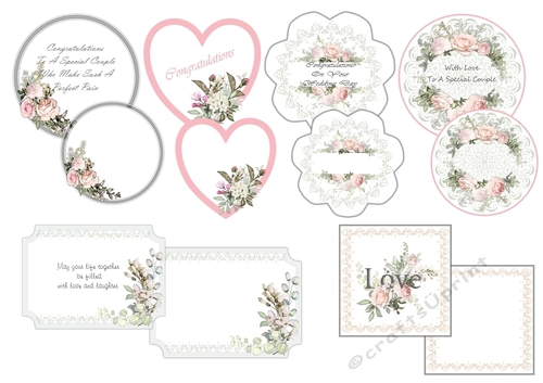 Wedding Frames/Toppers - CUP962768_6192 | Craftsuprint