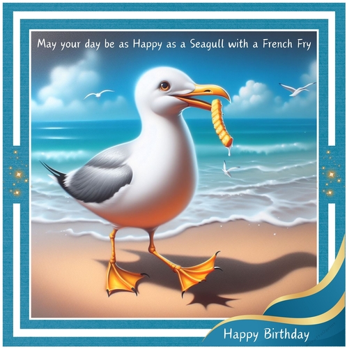 Happy as a Seagull - CUP1301870_72114 | Craftsuprint