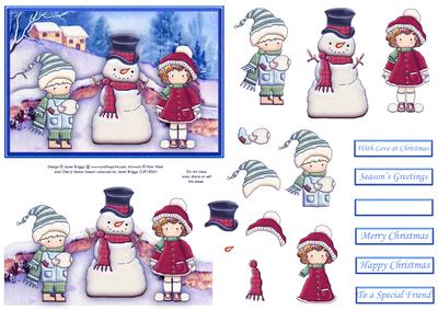 Winter Fun Christmas Card Topper and Decoupage - CUP137395_68 ...
