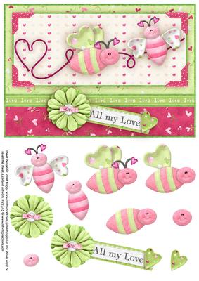 Making a B Line for You Topper & Decoupage - CUP175194_68 | Craftsuprint