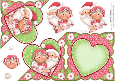 Mr & Mrs Santa All in One Over the Edge - CUP269082_68 | Craftsuprint