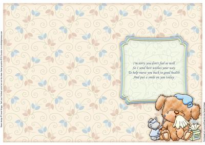 Feeling Woof Get Well Soon Insert for Cup347673_68 - CUP352457_68 ...