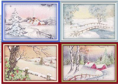 Christmas Winter Toppers Inserts Available - CUP368338_68 | Craftsuprint