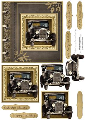 Vintage Car Old But Classic Quick Card - CUP380845_68 | Craftsuprint