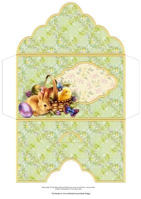 Easter Money Wallet Envelope Easter Basket - CUP407434_68 | Craftsuprint