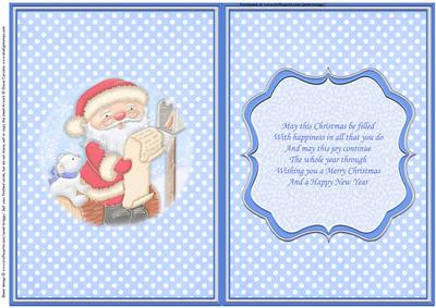 Santa's Christmas Post Insert for Cup442390_68 - CUP442389_68 ...