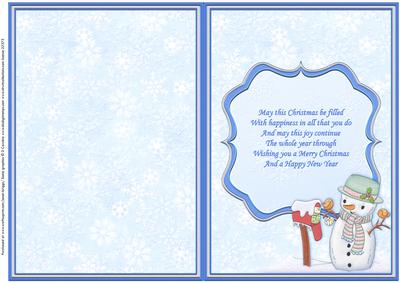 Carrot the Snowman Christmas Insert for Cup448859_68 - CUP448860_68 ...