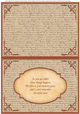 Classic Copper Car Insert with Verse for Cup491016_68 - CUP491013_68 ...