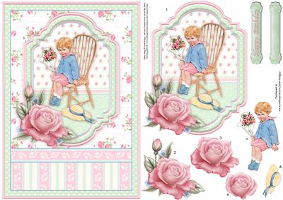 Roses for You Vintage Card Topper & Decoupage - CUP543473_68 | Craftsuprint