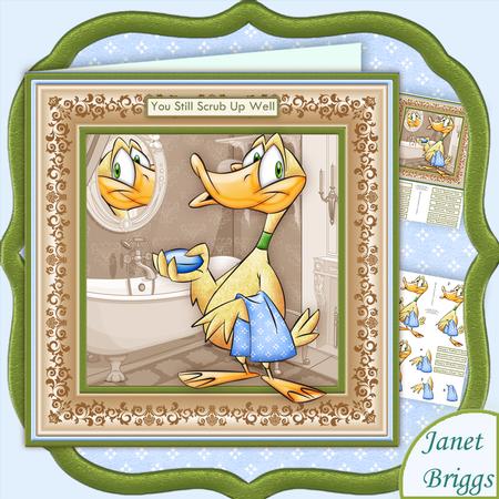 You Still Scrub Up Well Birthday Valentine 8x8 Mini Kit - CUP658527_68 ...