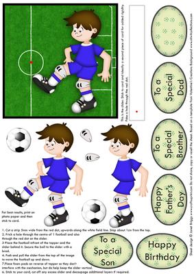 Keep It Up Football Animated Moveable Decoupage - CUP84757_68 ...