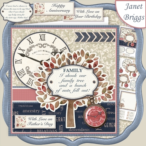 FAMILY TREE 7.5 Decoupage & Insert Mini Kit - CUP969133_68 | Craftsuprint