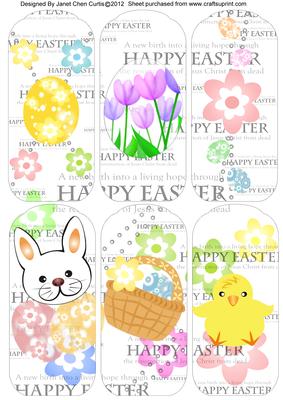 Happy Easter Bookmarks - CUP307279_730 | Craftsuprint