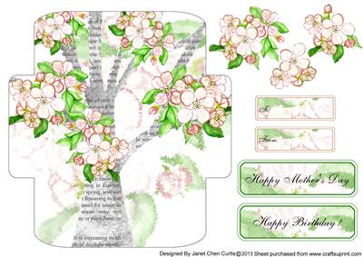 Apple Blossom Gifts and Money Wallet - CUP399895_730 | Craftsuprint